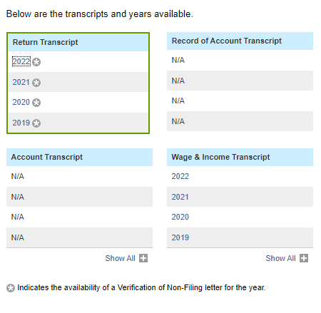 Cannot for the life of me get proof of non-filing, what do : r/IRS