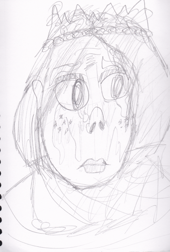 Heres my crying queen in colour :) : r/redditgetsdrawnbadly