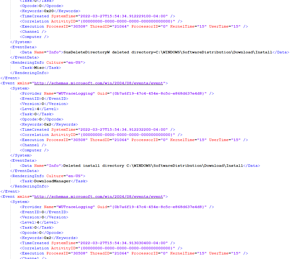 Are the logs from all .evtx and .etl files included with Get-EventLog ...