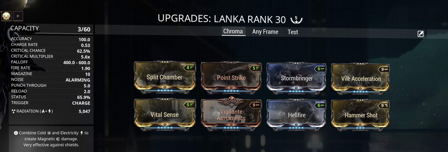 Chroma eidolon builds (without any primed mods) : r/Warframe