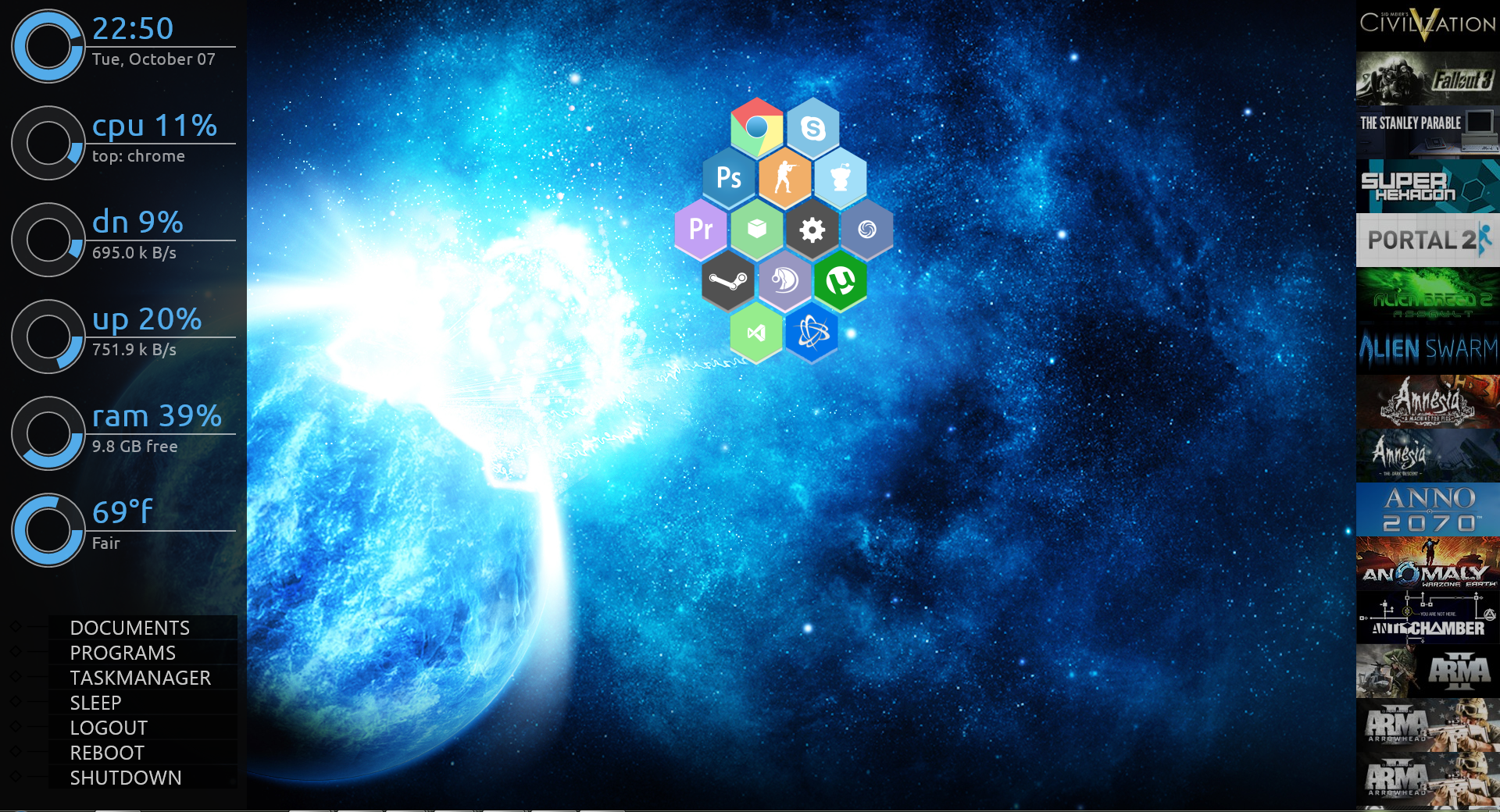 10000 best Rainmeter images on Pholder | Rainmeter, Desktops and ...