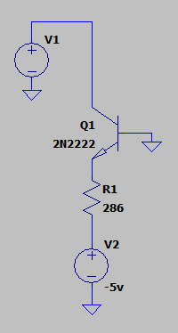 Constant current sink using NPN and negative supply. - Page 1