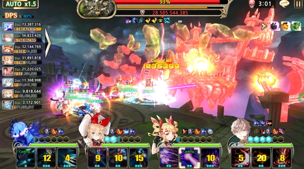 Dimael 2* uw 62m dps in wb1 !!! : r/Kings_Raid