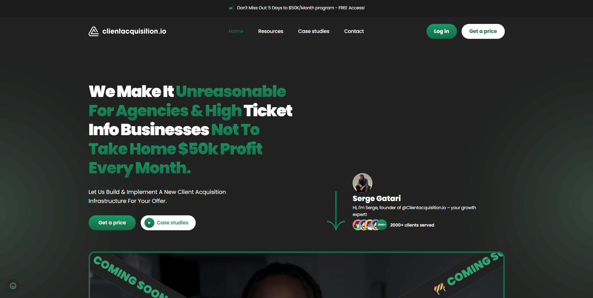 Clientacquisition.io | Your Growth, Our Mission