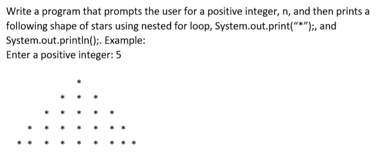 Solved Write a program that prompts the user for a positive | Chegg.com