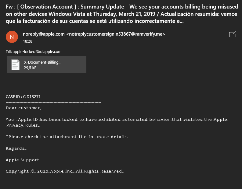 is this scam mail? : r/techsupport