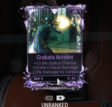 WTS Grakata, Harpak Rivens (low MR reqs!) - Trading Post - Warframe Forums