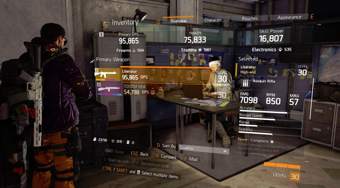 L30 Caduceus (High end assault rifle) dropped for me today : r/thedivision