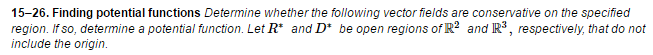 Solved Finding Potential Functions Determine Whether The 
