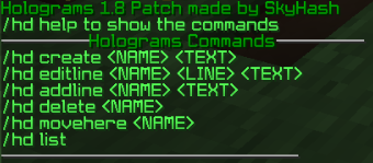 HologramLegacySupport | SpigotMC - High Performance Minecraft