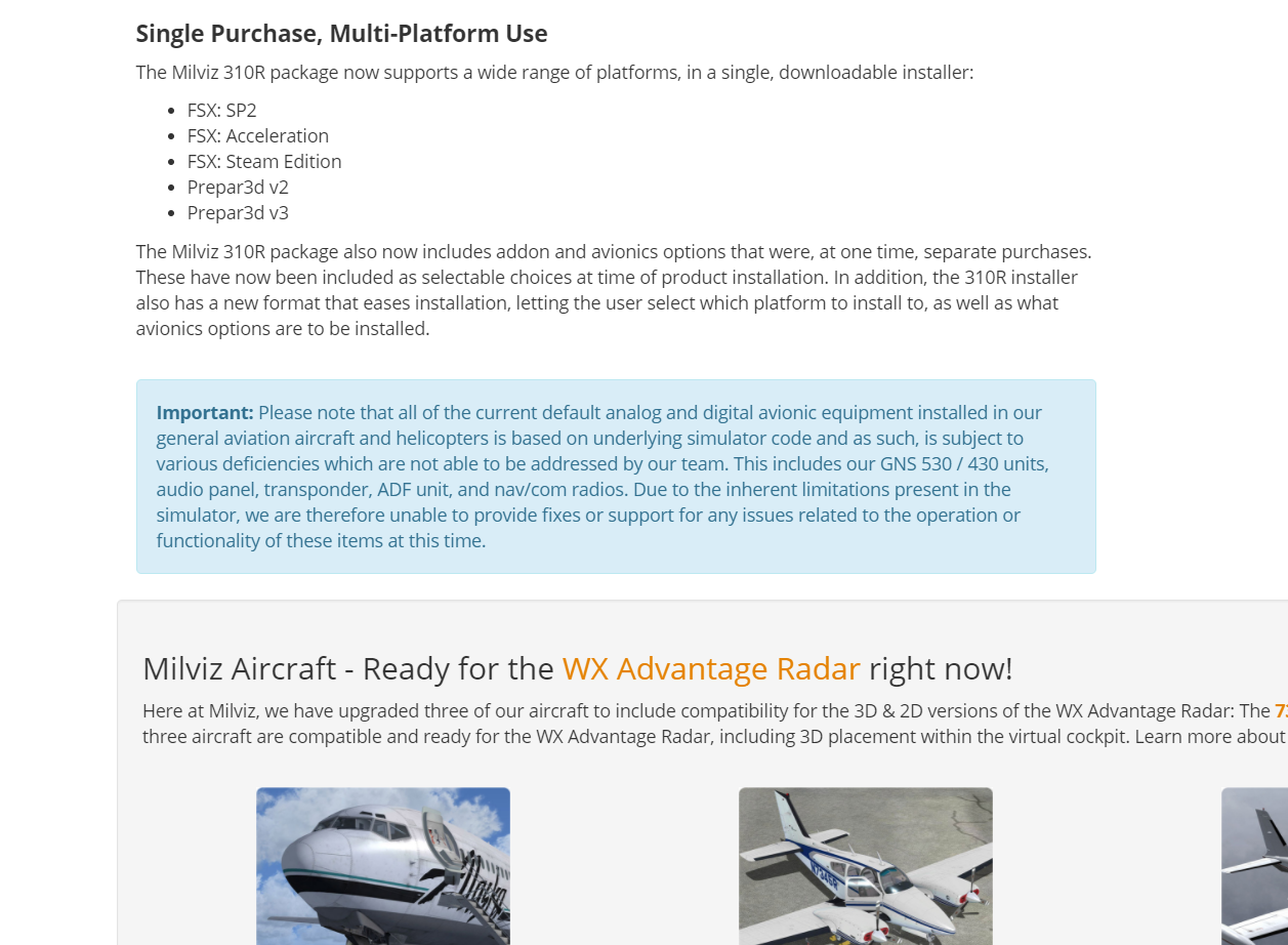P3D - BUGS with Avionics etc - The Prepar3d Forum - The AVSIM Community