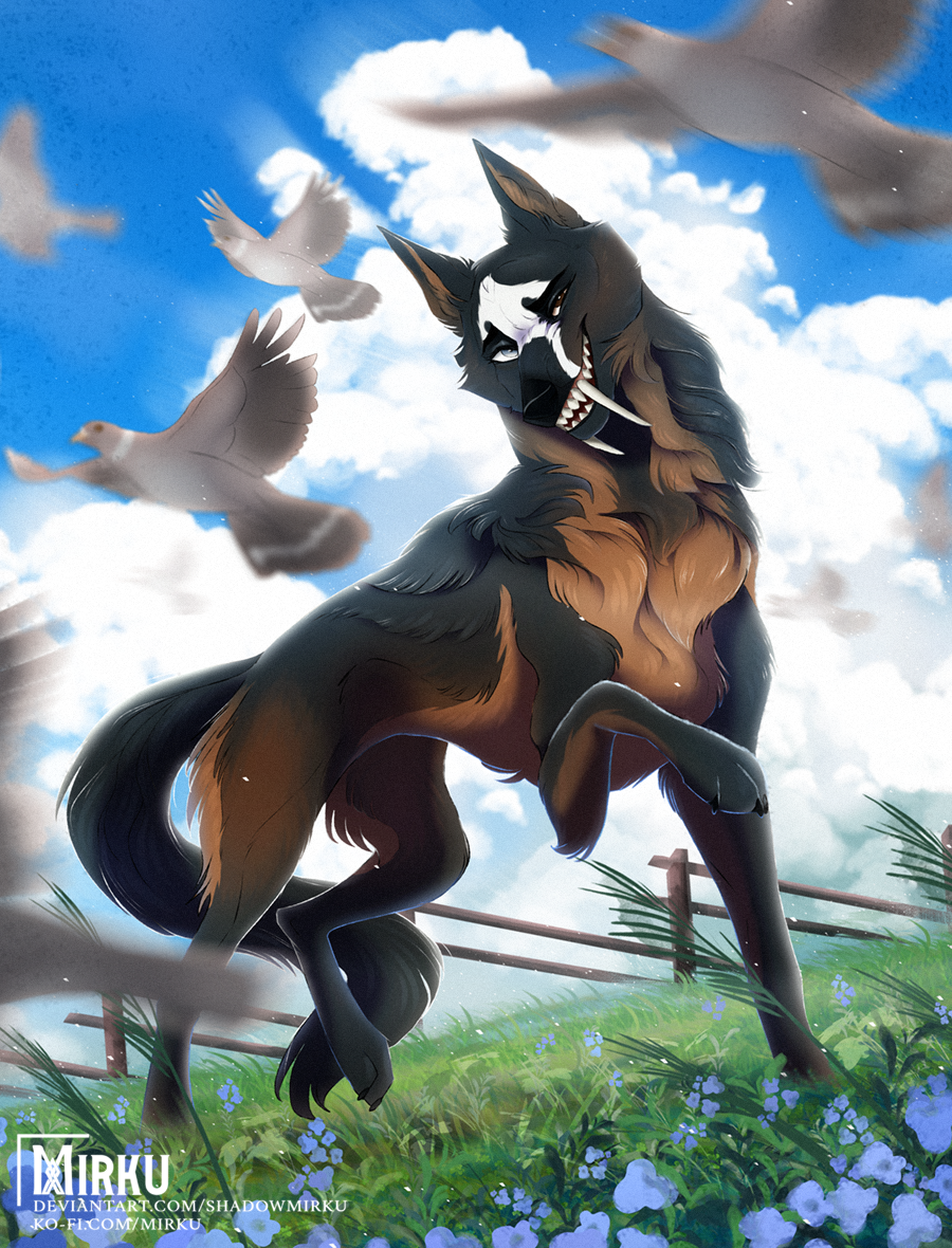 Artwork of Mirku // Commissions OPEN // KoFi |:| Wolvden