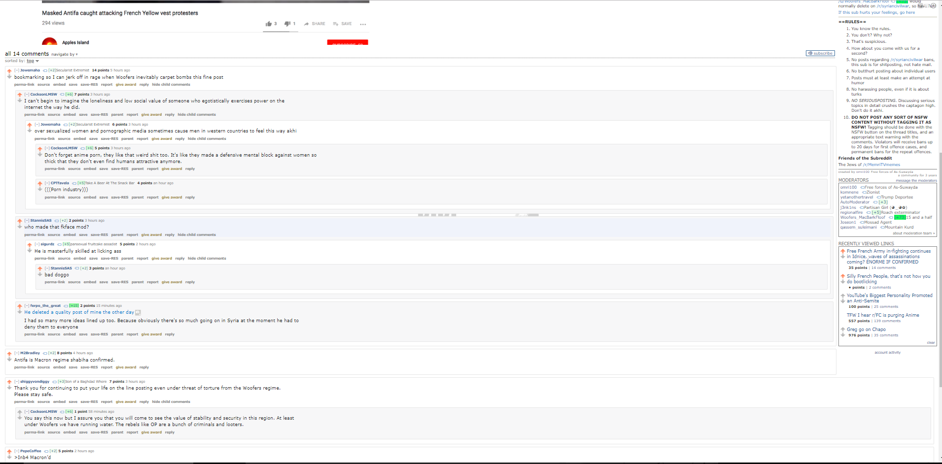 The oppressed of SCJW erupt in open revolt against the US-backed Woofer ...