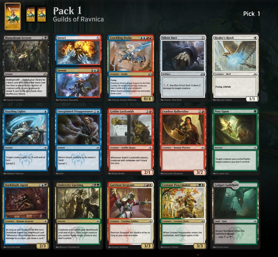 GRN Draft - What would be your 1st pick and why ? : r/MagicArena
