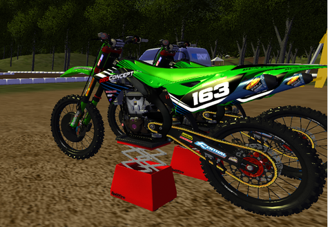 How to make a bike as statue - MX Simulator