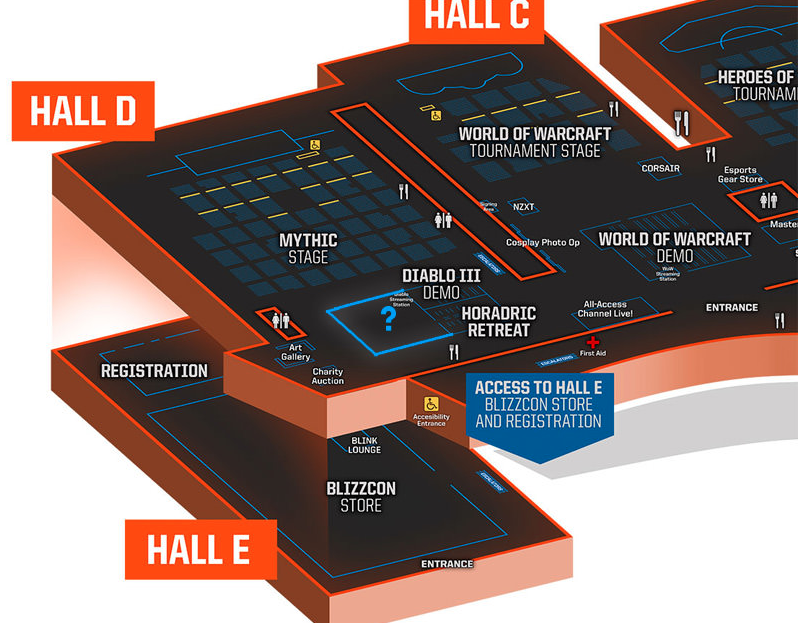 BlizzCon 2018 Floor Map : r/Diablo