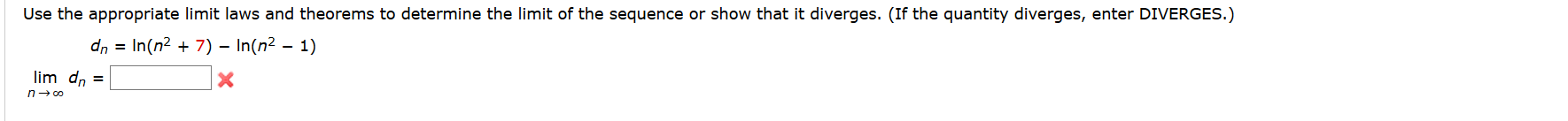 Solved Use the appropriate limit laws and theorems to | Chegg.com