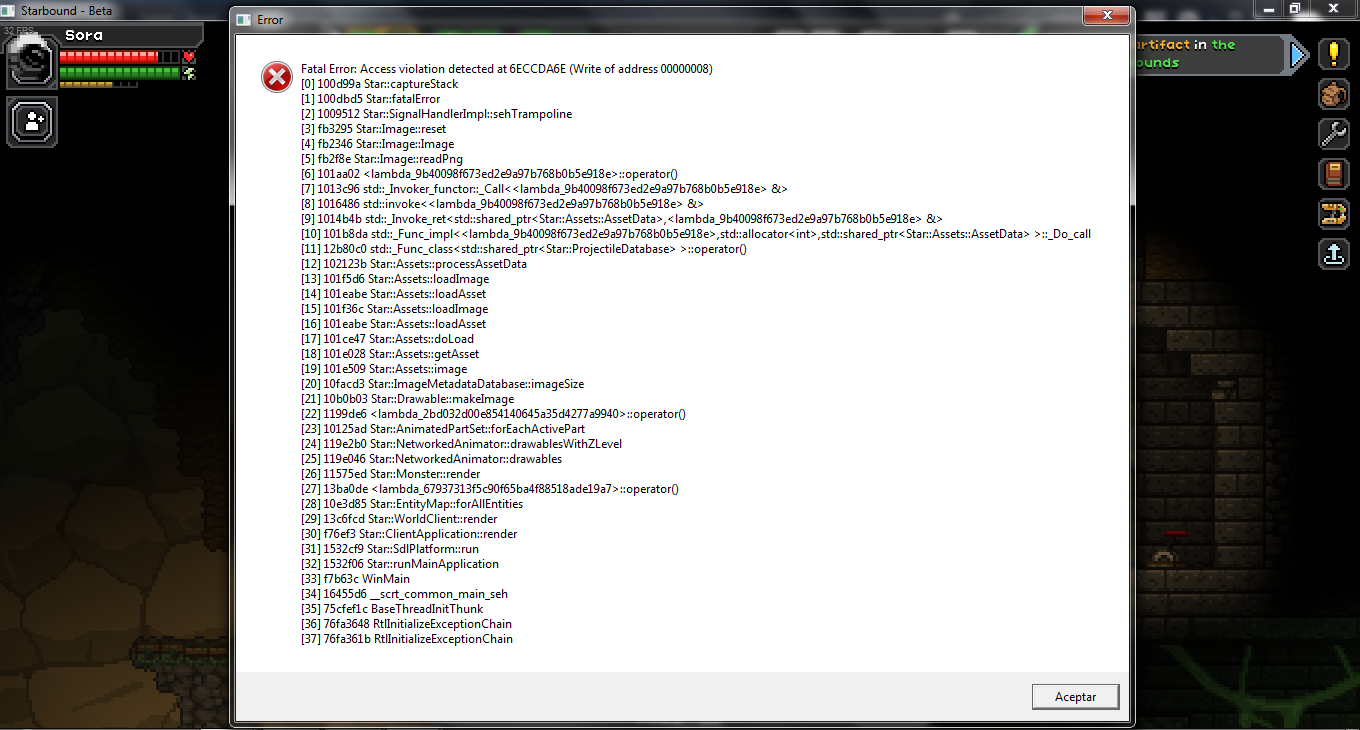 Closed - Various crashes/issues | Chucklefish Forums