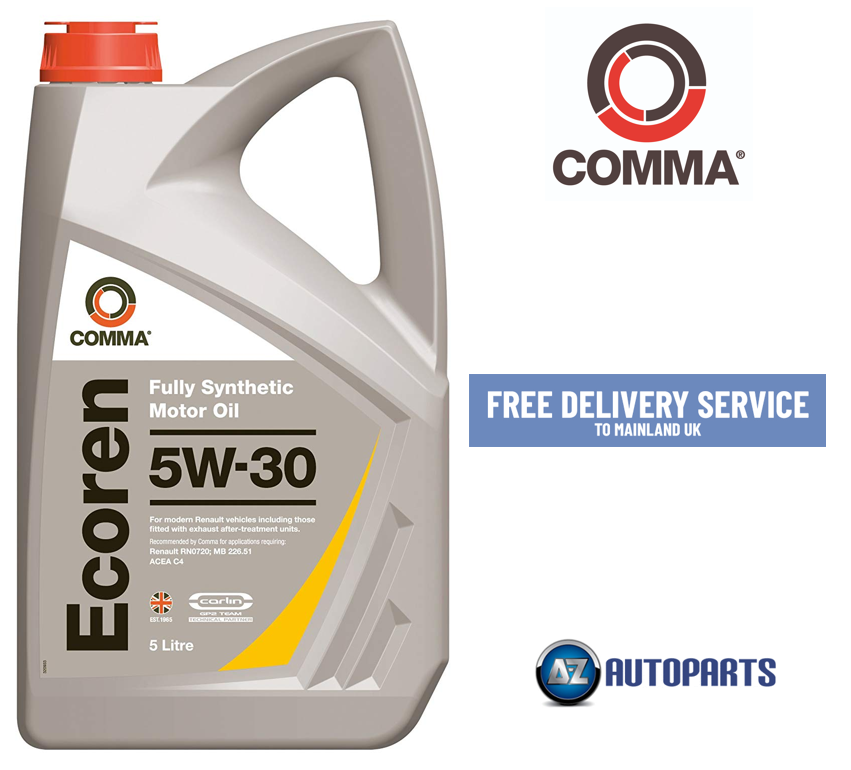 Comma - Ecoren Motor Oil Car Engine Performance 5W-30 Fully Synthetic ...