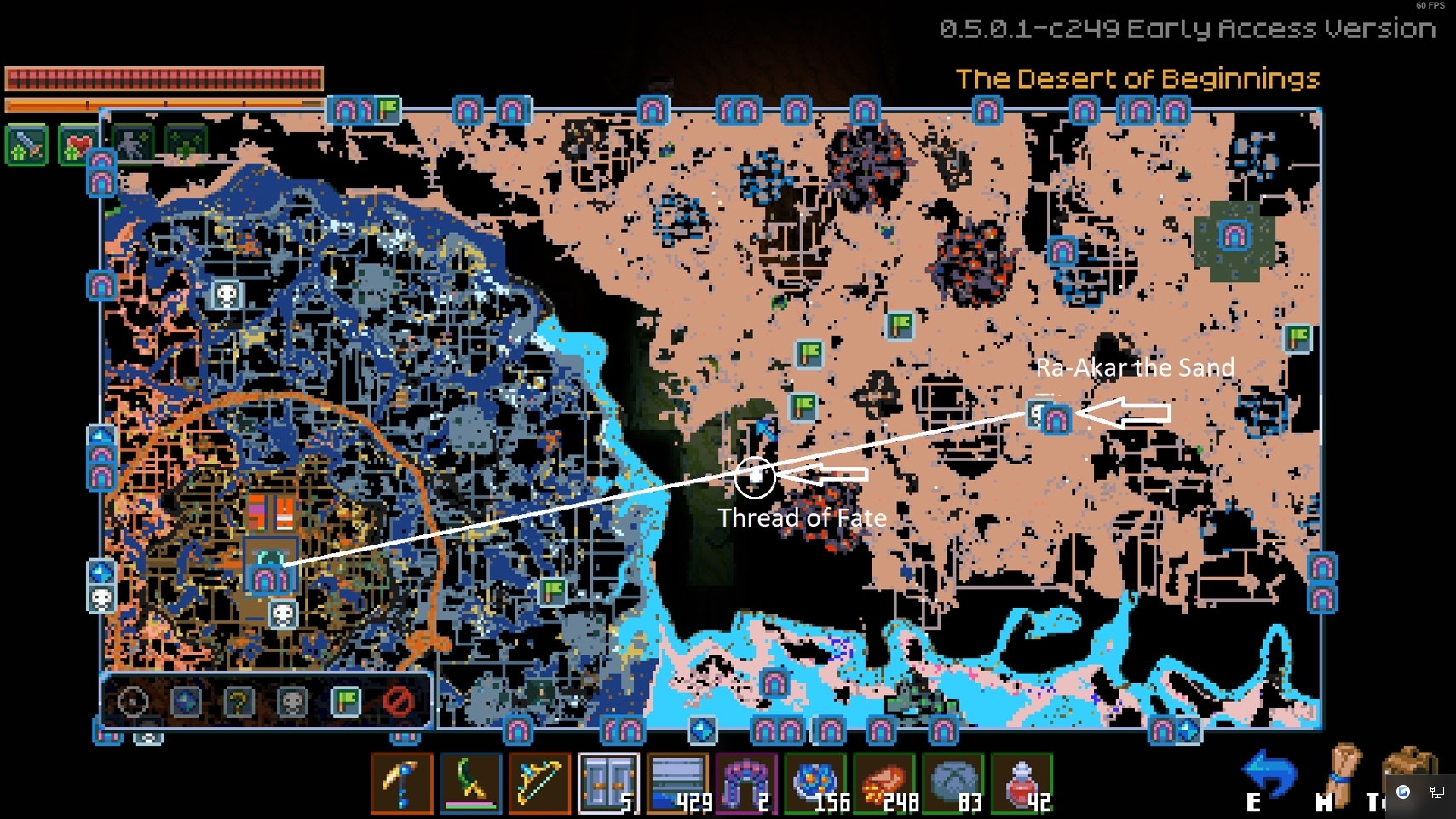 Thread of Fate tile distance? :: Core Keeper General Discussions