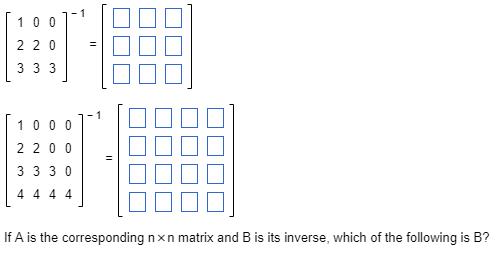 Use the algorithm for finding A-1 to find the | Chegg.com