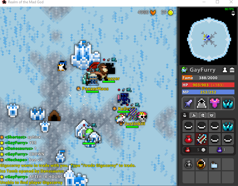 done ice tombs for 16 hours straight still no crown pls help : r/RotMG