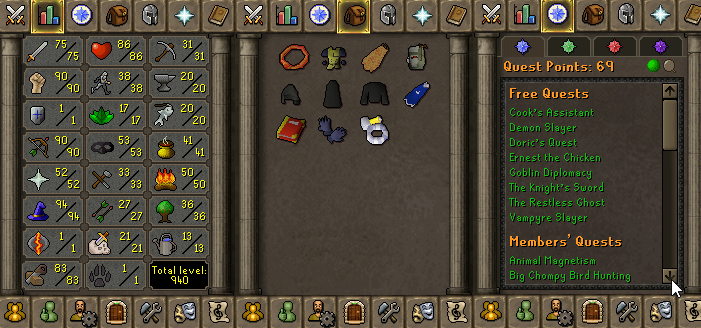 [TRUSTED ORIGINAL OWNER][5$ DONATOR] 75 ATTACK 1 DEFENCE PK READY PURE ...