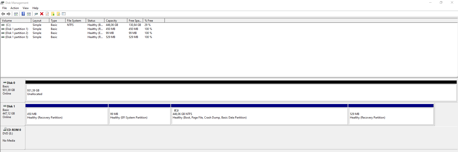 How to merge 2 partitions that are in different Disk's : r/techsupport