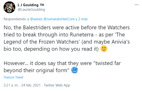 First Picture Of Watchers? Possible Lore Retcon? : r/loreofruneterra