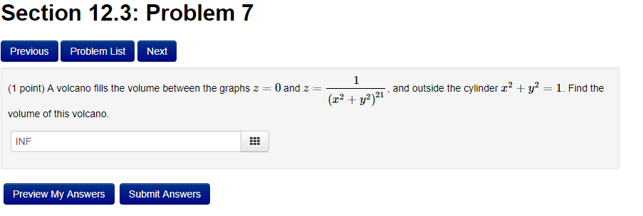 Solved Section 12.3: Problem 7 PreviousS Problem List Next | Chegg.com