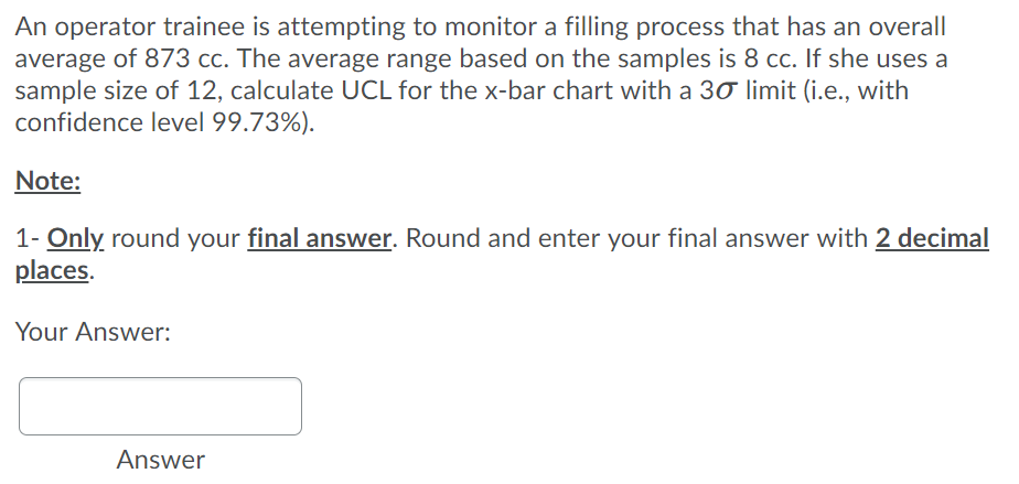 Solved An operator trainee is attempting to monitor a | Chegg.com