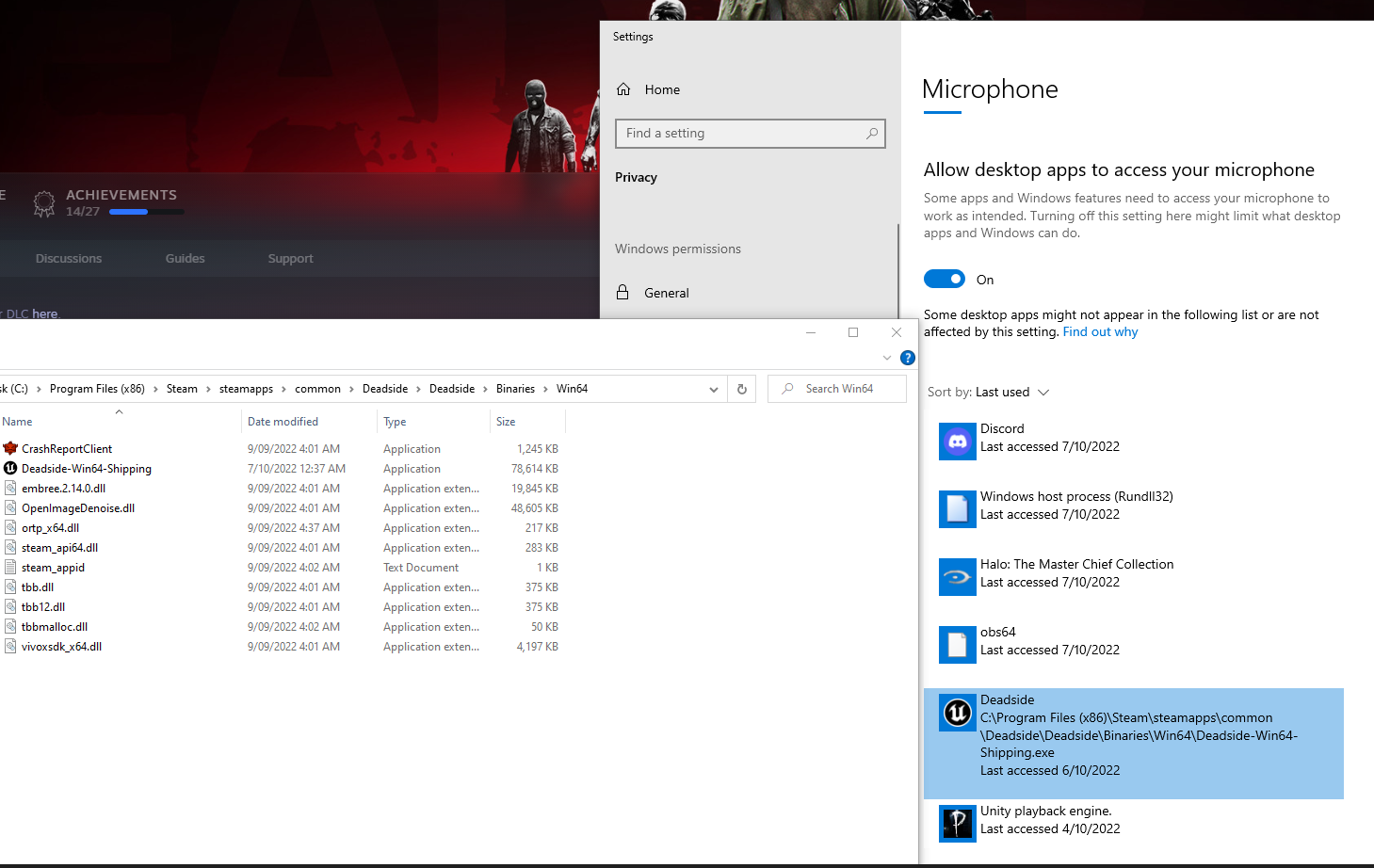 Gamechat not working :: Deadside Technical Support