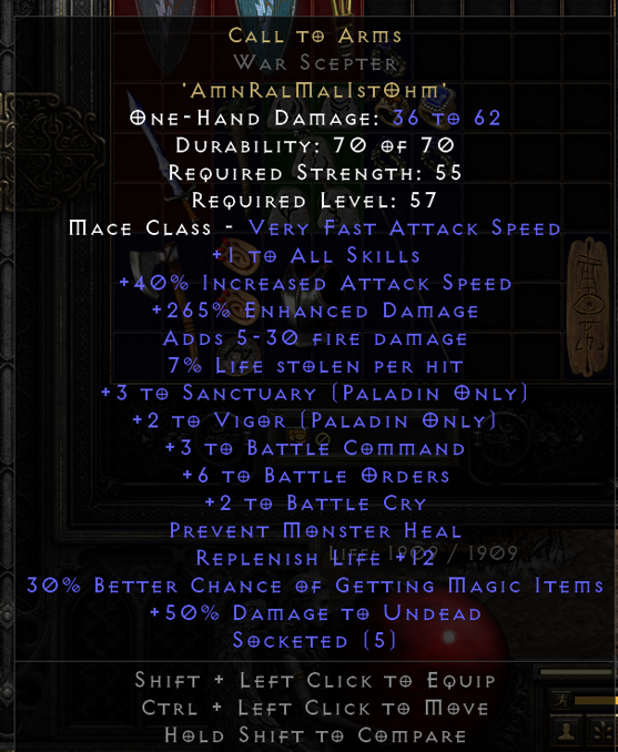 6bo Cta War Scepter Paladin - Topic - d2jsp