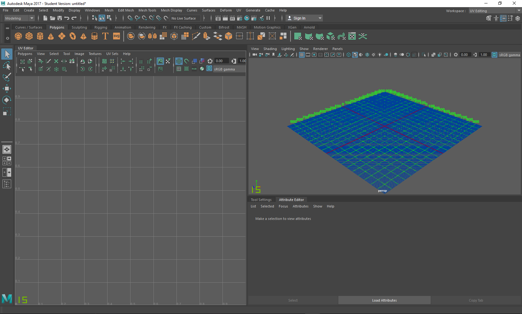 How do you change the menu bar for the UV editor in Maya 2017(student ...