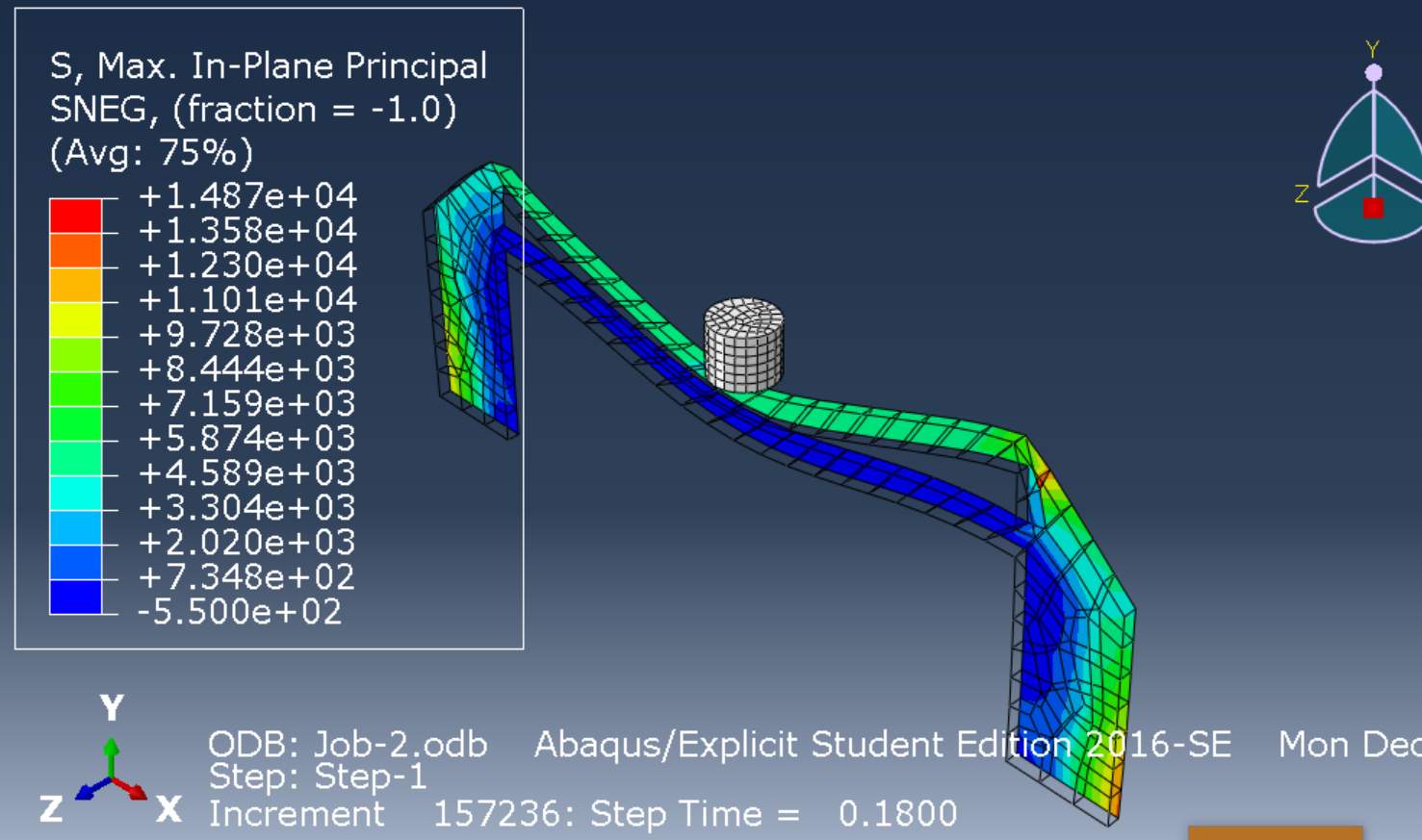 What am i doing wrong? Impacted object isn't analyzed only shows ...