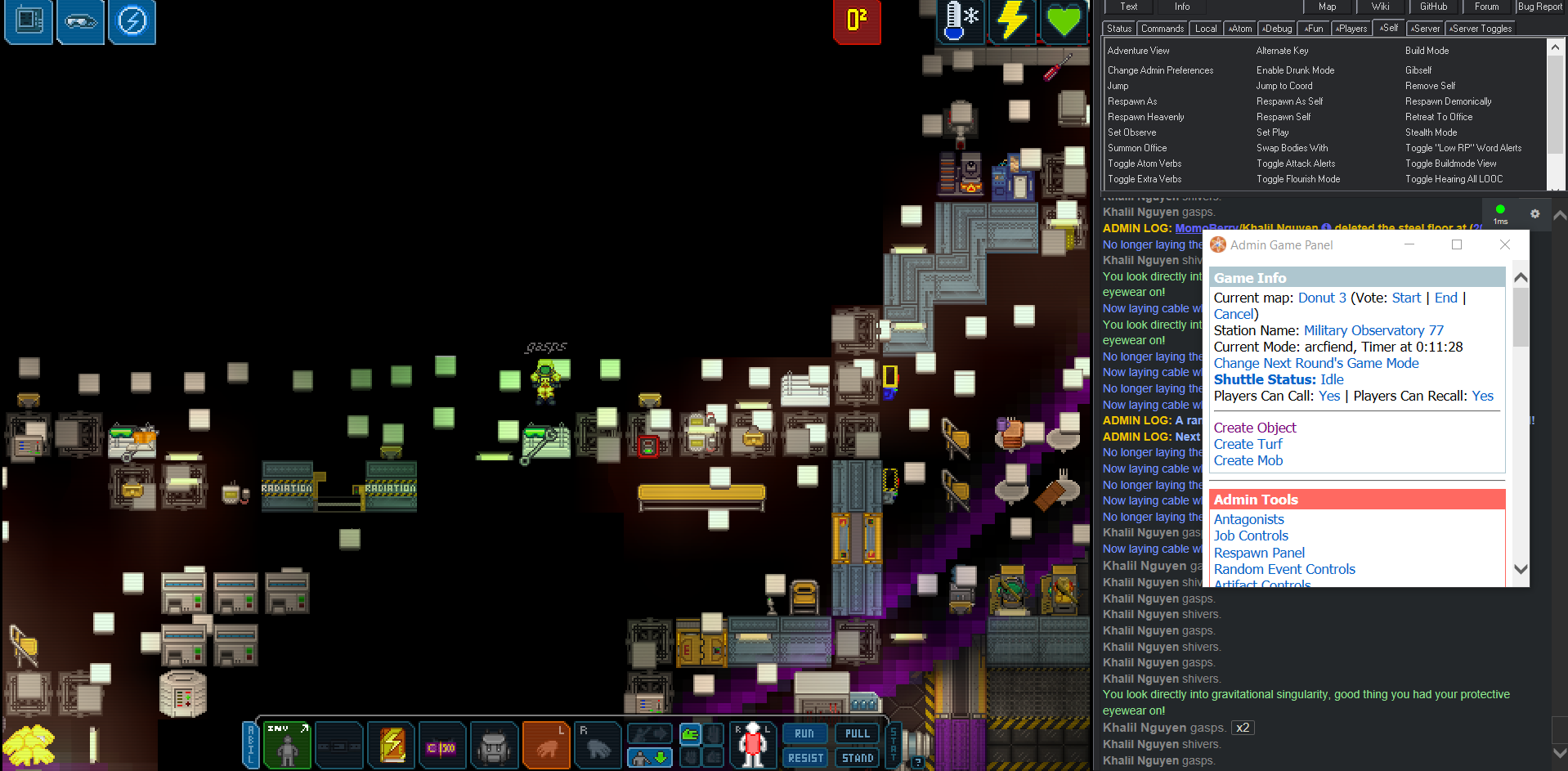 Singularity Inconsistencies. · Issue #6287 · goonstation/goonstation · GitHub