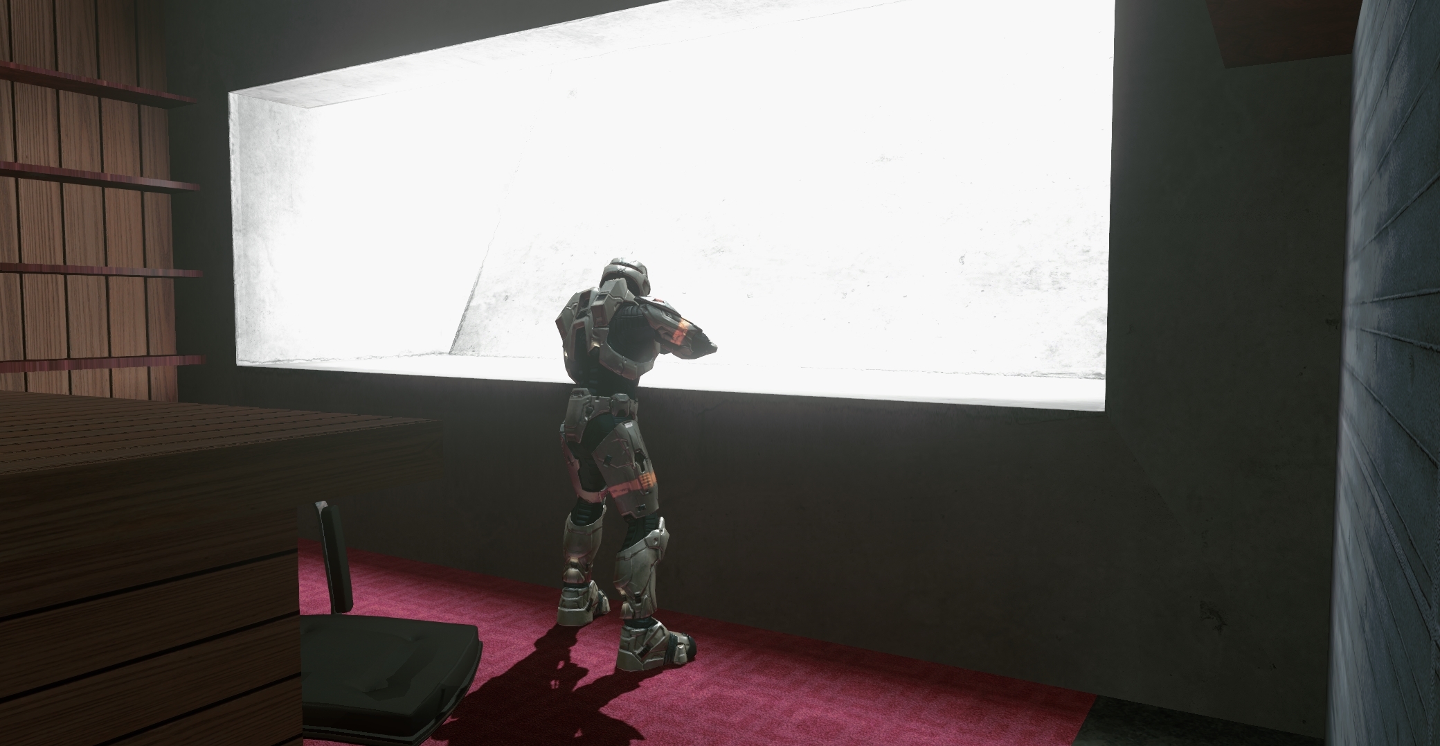 I'm working on a Halo 3 map that is directly based on Controls art ...