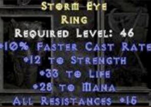 Are There Any Storm Eyes Or Bitter Master Rings - Topic - d2jsp