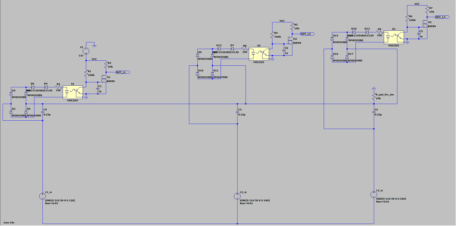 Feedback about a 3 phase isolated monitoring circuit - Page 1