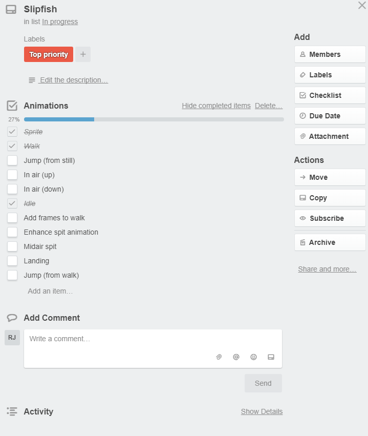 Trello/Kanban users: What do your boards look like? : r/gamedev