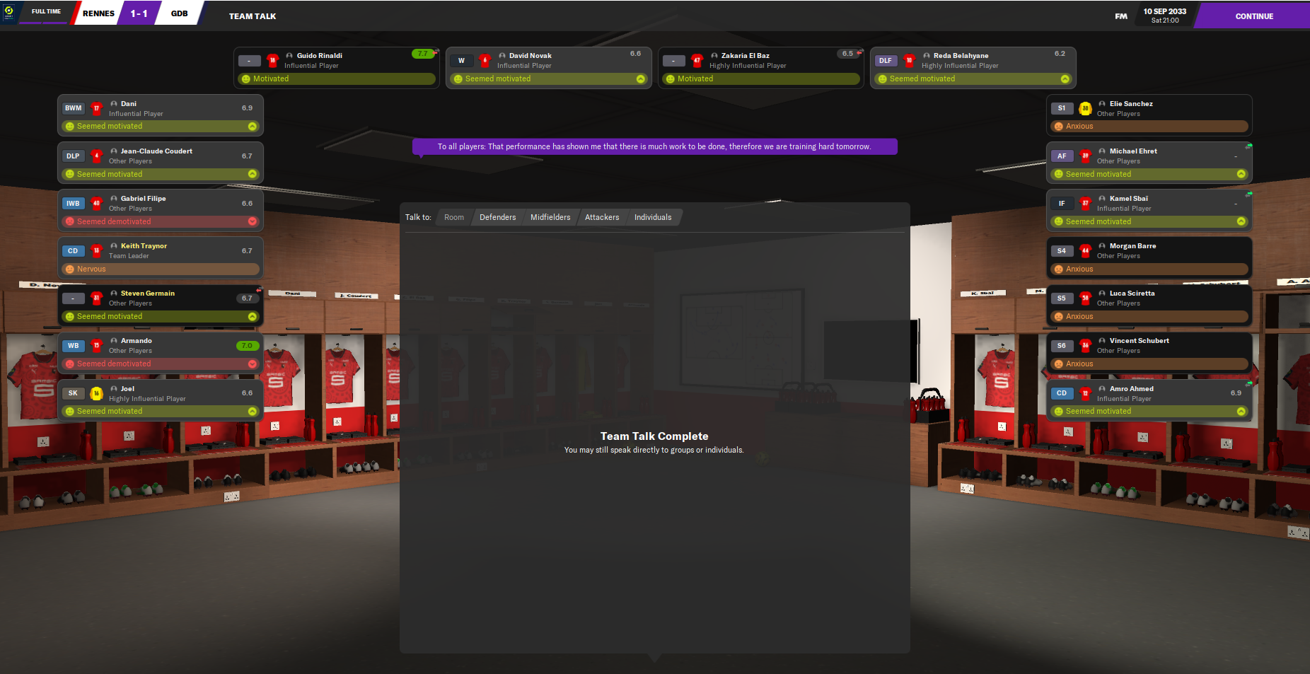 "Focus" and "Fire up" shouts - Football Manager General Discussion ...