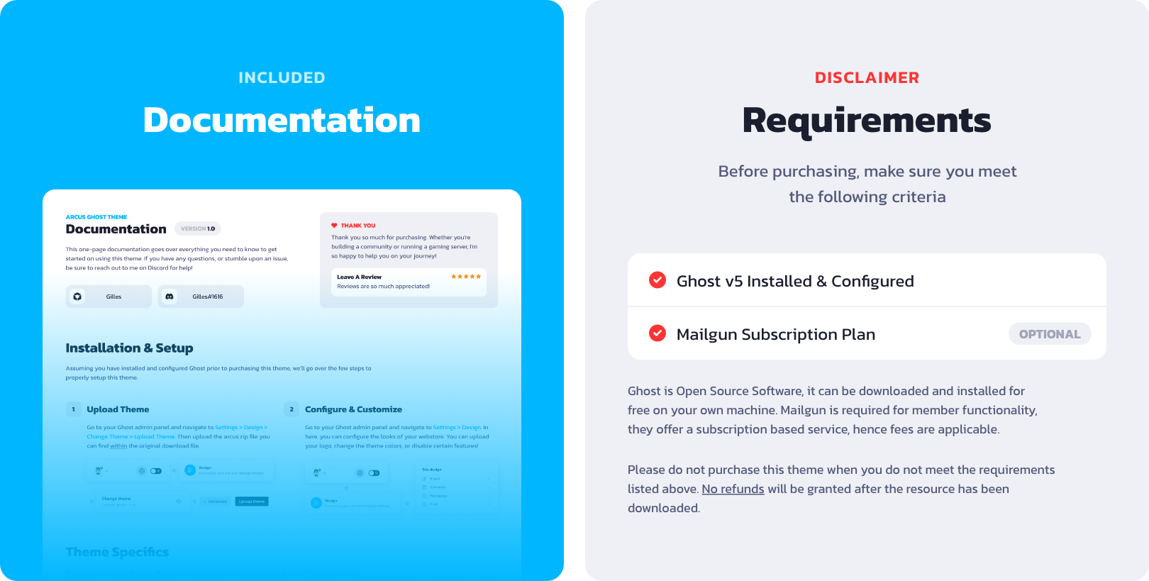 Arcus Ghost Theme | BuiltByBit