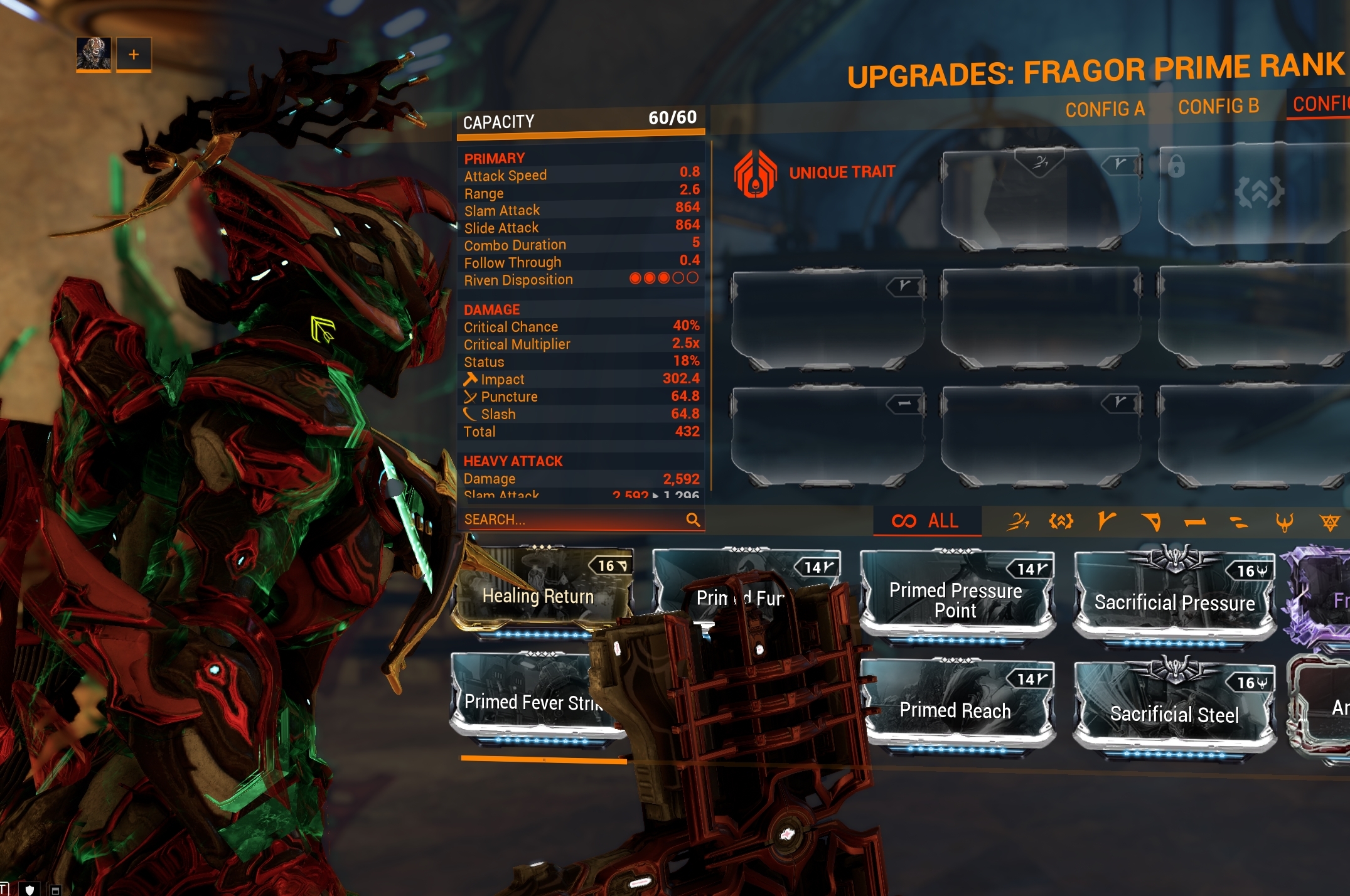 Fragor Prime Visual Overlap in Modification Screen - PC Bugs - Warframe Forums