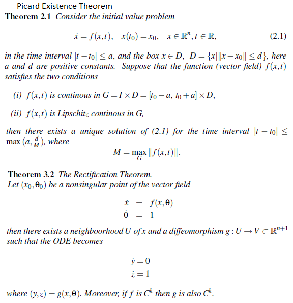 Prove the Picard Theorem 2.1 (away from a singular | Chegg.com