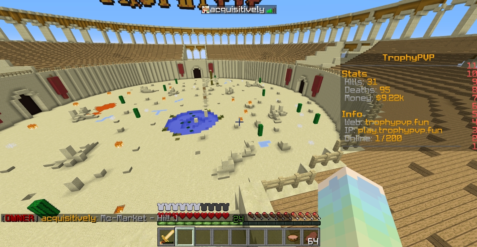 TrophyPVP | KitPvP/Survival Server | BuiltByBit