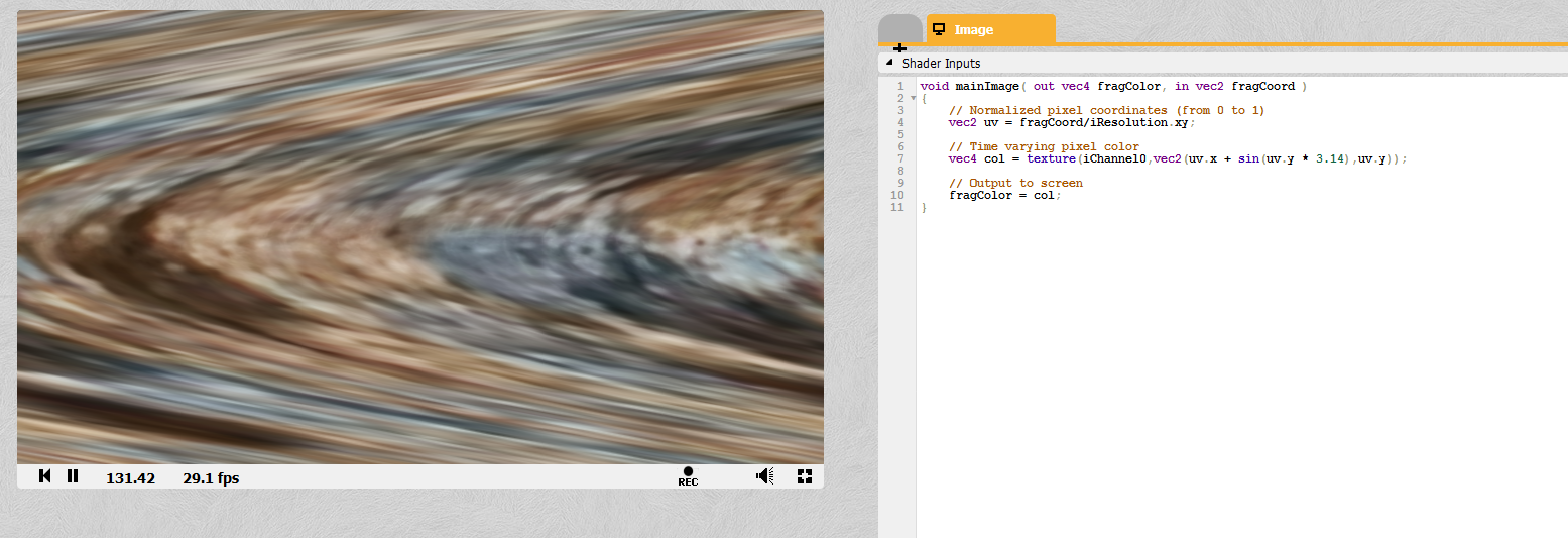 Shaders - Simple sine wave shader....what's going wrong here? | GameMaker Community
