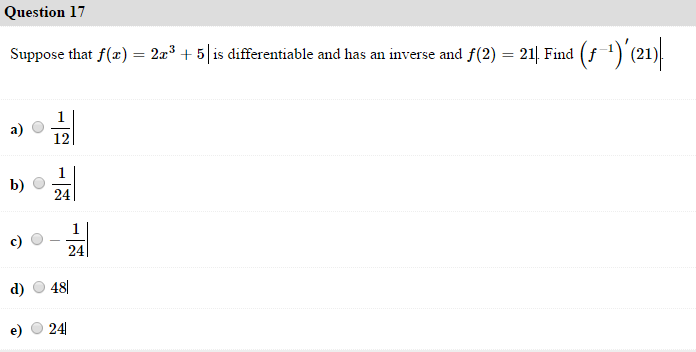 Solved Suppose that f(x) = 2x^3 + 5 is differentiable and | Chegg.com