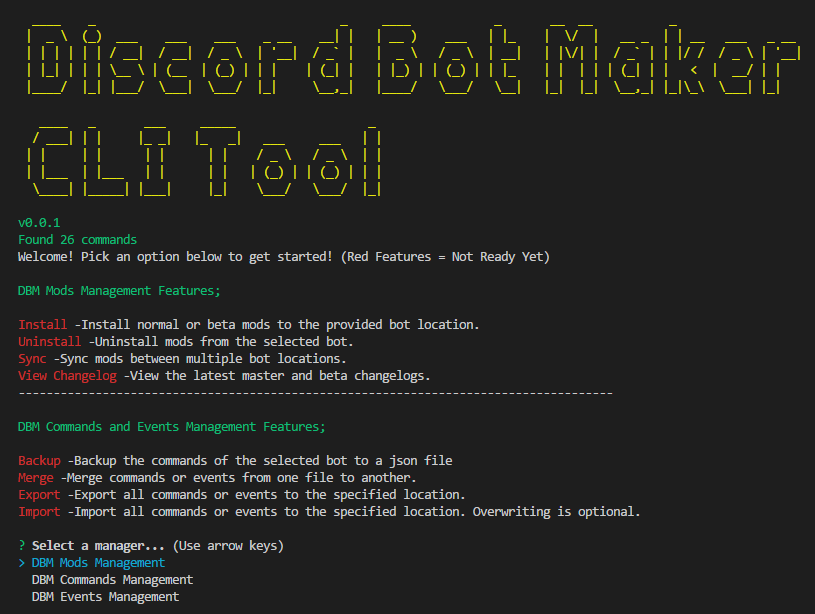 GitHub - generalwrex/dbmcli: CLI tool to help manage your Discord Bot Maker's bot's commands ...