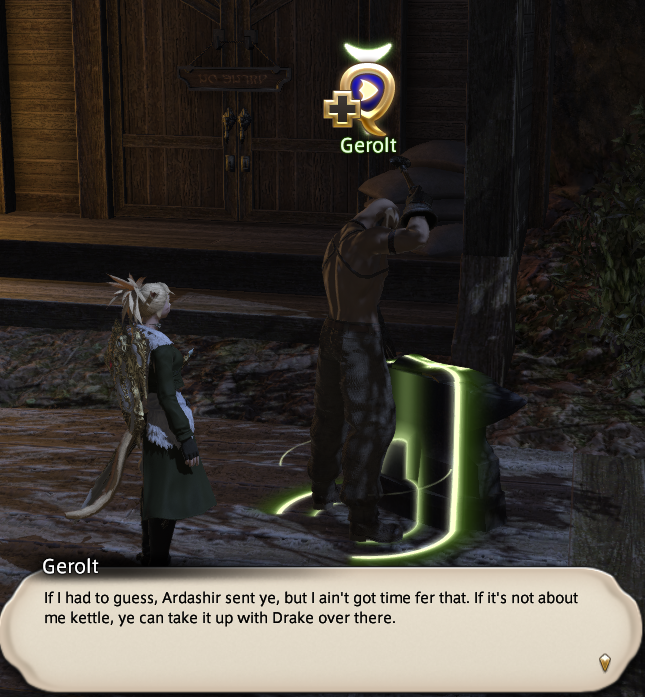 Unique Gerolt Dialogue if you finished a 3.0 relic and then go back to ...