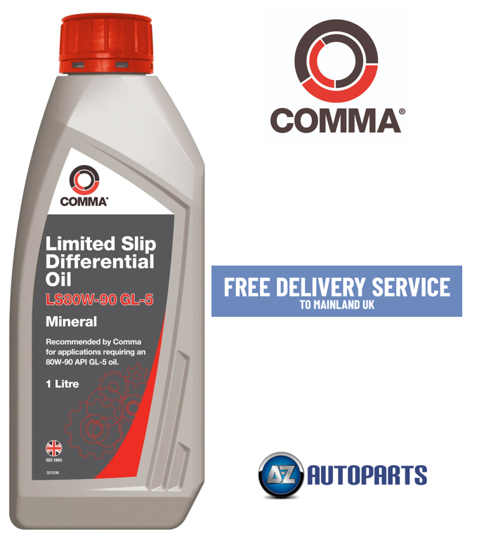Comma - Limited Slip Differential Gear Oil LS80W-90 GL-5 Mineral - 1L ...